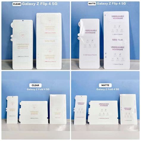 Promo Antigores Hydrogel Clear Matte Samsung Z Flip Samsung Z Fold Diskon Di Seller
