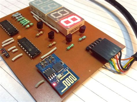 esp8266 desktop clock wifi synchronised 11 steps with pictures