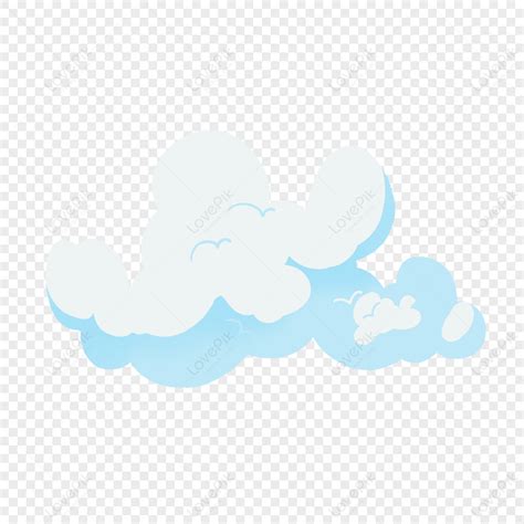 간단하고 귀여운 구름 일러스트 하늘행복흰 구름더부룩하다 Png 일러스트 무료 다운로드 Lovepik
