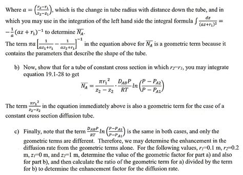 Solved Gaseous Diffusion Of Species A Through Stagnant B Chegg Com