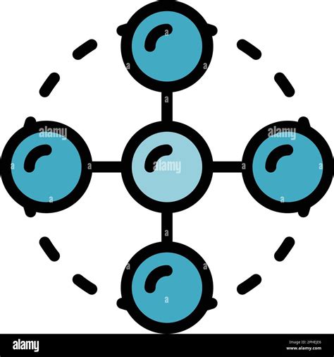 Blockchain Service Icon Outline Blockchain Service Vector Icon For Web