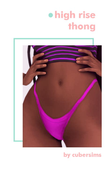 Sims 4 High Rise Thong Micat Game