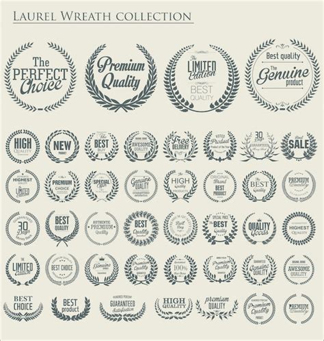 레트로 라벨 프리미엄 벡터