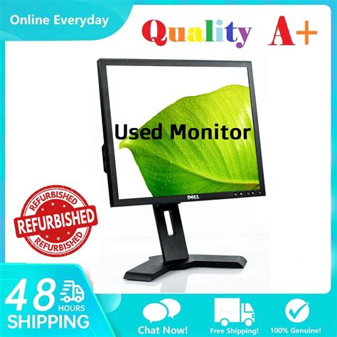 Refurbish Dell Budget Hd Vga Used Hz Lcd Monitor Shopee Malaysia