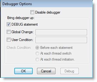 Debug Option