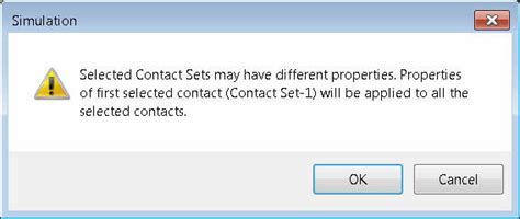 Solidworks Simulation 2017 Edit Multiple Contact Sets