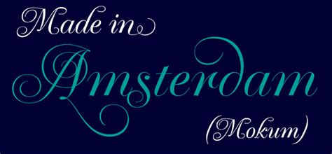 Krul Font Is Inspired By The Traditional Brown Bars Of Amsterdam Krul Font Is Inspired By The Traditional Brown Bars Of Amsterdam