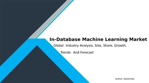 In Database Machine Learning Market Research Report 2033