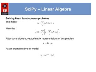 Scipy Library Explained Detialed Pptx