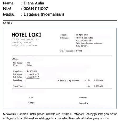 Utsaplikasi Webbase Perancangan Database Sql Server Koneksi Vbnet Berdasarkan Normalisasi