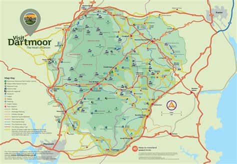 Map Of Dartmoor A3 PDF Map And Poster