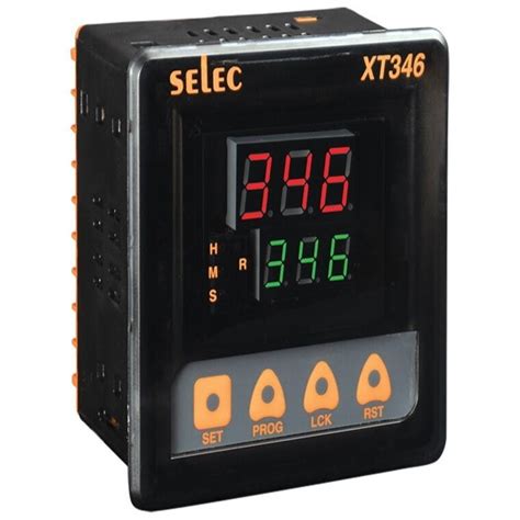 7 Segment Led Selec Xt346 Dual Display Multifunction Digital Timer For Industrial At Best Price