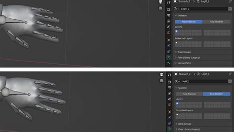 I Am Trying To Make The Pose Position The Same As The Rest Position But For Some Reason It Isn