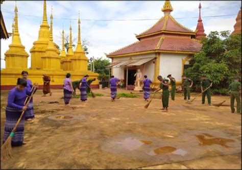 တိုင်းဒေသကြီးများနှင့် ပြည်နယ်များအတွင်းရှိ မြို့နယ်များမှ ဘုရား၊ စေတီပုထိုးများ၊ ဘုန်းတော်ကြီးက