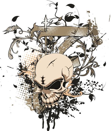 Skull Emblem Vector Eps Ai Uidownload