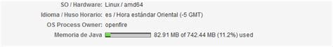 Openfire Consola De Administracion Memoria Java