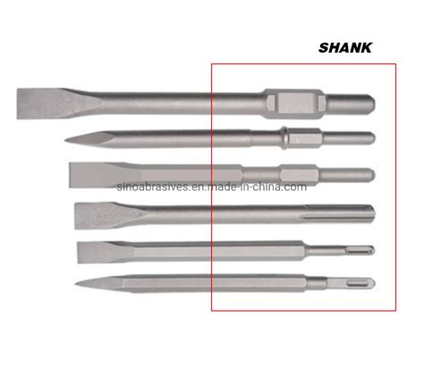 Sds Max Shank Carbide Tipped Bushing Tool Chisel For Concrete Surface