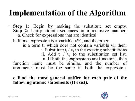 Aisession 22 Inference And Unificationpptx Programming Languages Computing