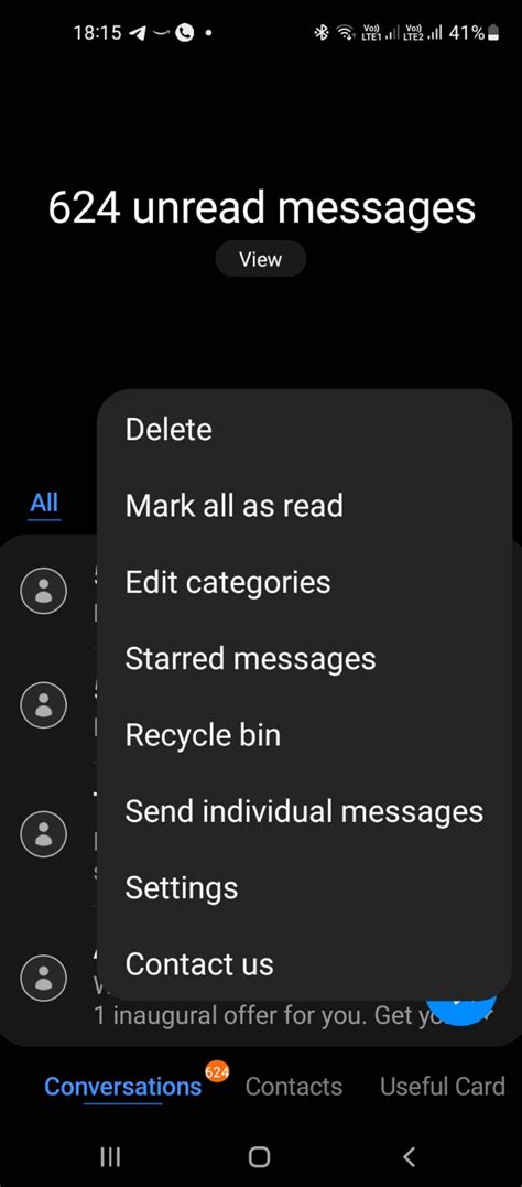 How To Organize Your Text Messages In The Samsung Messages App