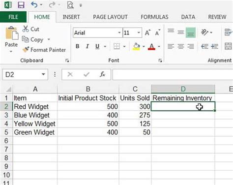 How To Subtract In Excel 2013 With A Formula An Easy 4 Step Guide Solve Your Tech How To Subtract In Excel 2013 With A Formula An Easy 4 Step Guide Solve Your Tech