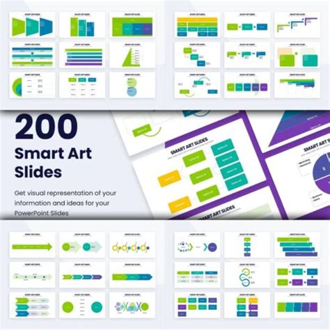 Smart Art Powerpoint Templates Infographics Easy To Edit Compatible With Powerpoint