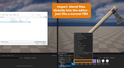 Unrealengine 427 Blend File Importer Free Download Aeblender