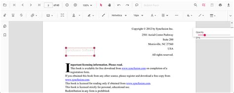 Free Text Annotation In React Pdfviewer Component Syncfusion