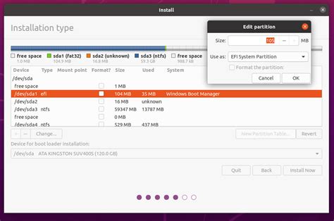 unable to install bootloader at the specified location while installing