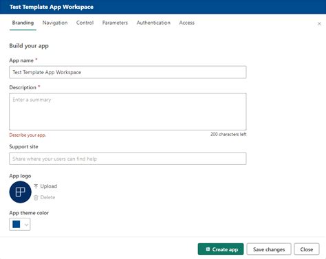 Membuat Aplikasi Templat Di Power Bi Power Bi Microsoft Learn