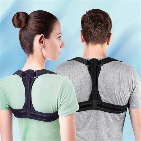 Опора за гръб за корекция на позата полиестер черен Emag Bg