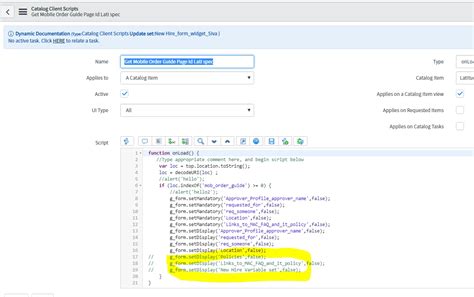 Solved How To Hide Variable Set Servicenow Community