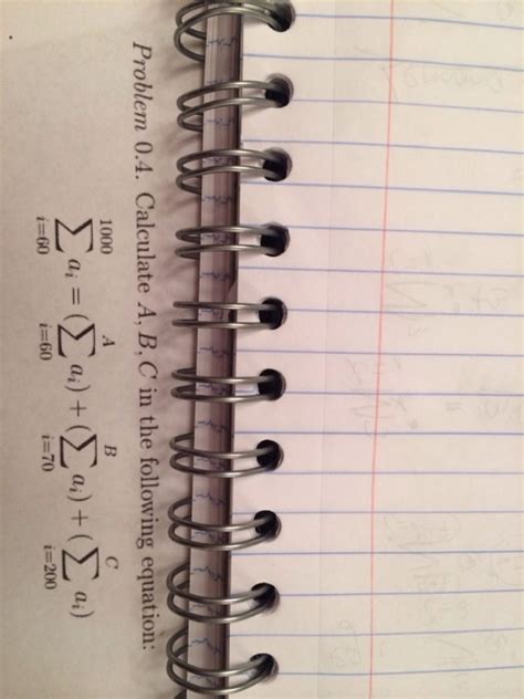 Solved Problem Calculate A B C In The Following Chegg Com