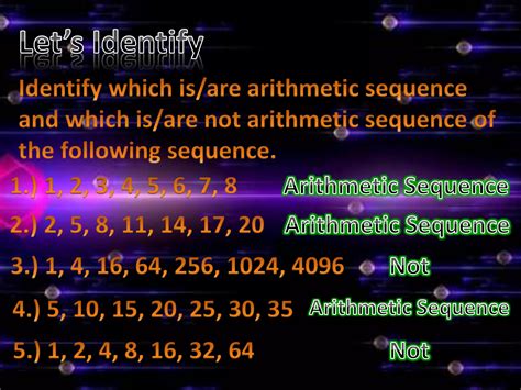 Arithmetic Sequence Ppt