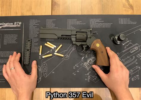 Jeff The Kid King Arms Python 357 Evil Gas System Revolver Popular Airsoft Welcome To The
