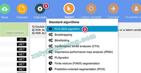 Phân tích PLS SEM algorithm và Bootstrap trong SMARTPLS 4