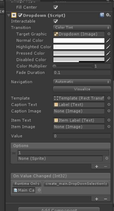 Unity Dropdown Ui使用方法简介 技术家园