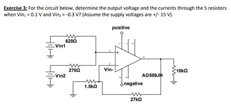 solved exercise 3 for the circuit below determine the