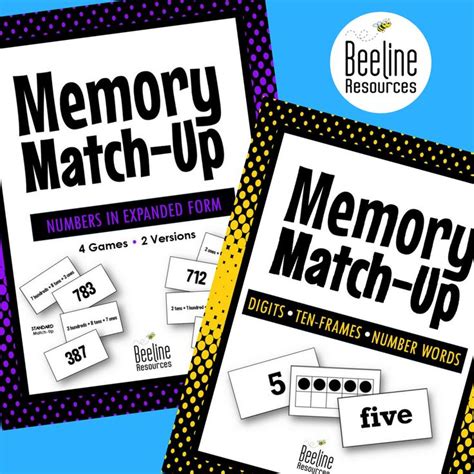 Memory Match Up Math Games 1