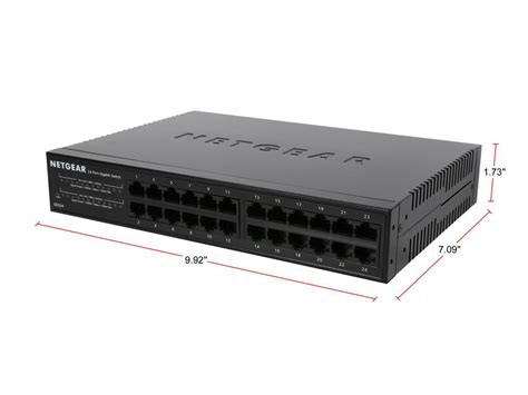 Netgear Port Gigabit Ethernet Switch Rackmount Newegg Com