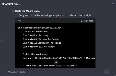 chatgpt hacks in excel