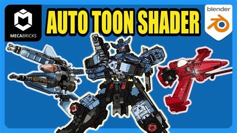 Toon Shader 2 Auto Toon Shader Youtube