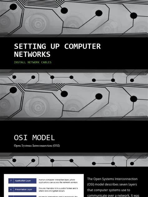 setting up computer networks pdf osi model computer network