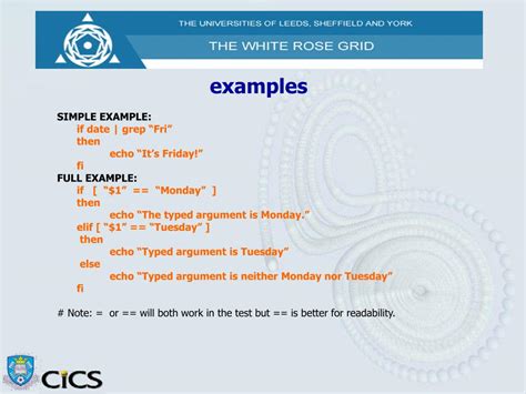ppt bash shell programming part ii control statements powerpoint