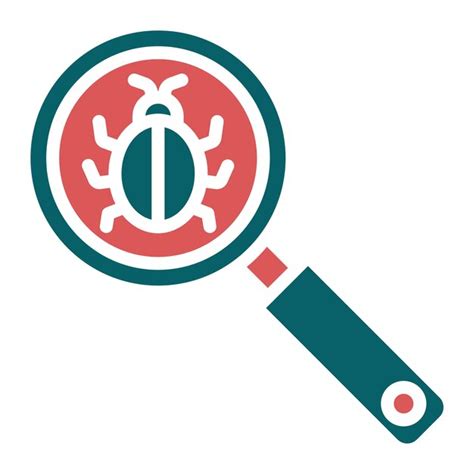 Premium Vector Bug Search Icon Style