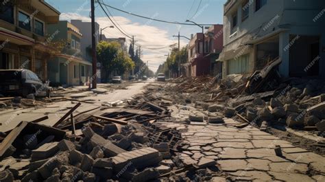 Premium Ai Image Earthquake Ai Generated Image