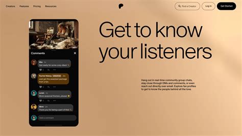 Patreon Website Examples For Your Inspiration Landing Love