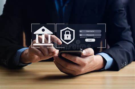 Businessmen Protecting Personal Data On Smartphone And Virtual