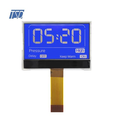Custom 128x64 Dot Resolution Stn Cog Graphic Monochrome Lcd Screen Display Module 128x64