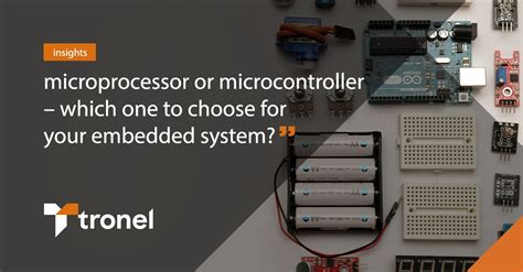 Embeddedsystems Microprocessor Microcontroller Tronel