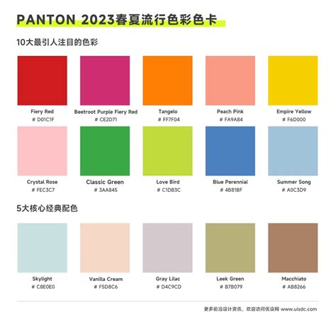 潘通2023年春夏流行色已发布这个方法帮你把流行色用起来 哔哩哔哩